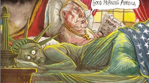 Donald Trump as the President of the United States: 10 cartoons that ...