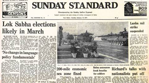 January 16, 1976, Forty Years Ago: Polls in March | The Indian Express