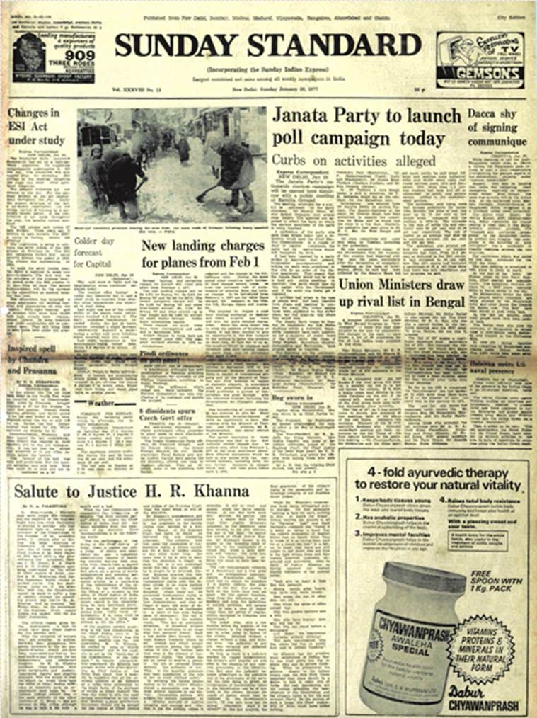 January 30, 1977, Forty Years Ago | The Indian Express
