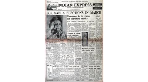 January 19, 1977, Forty Years Ago: Election Announced | The Indian Express