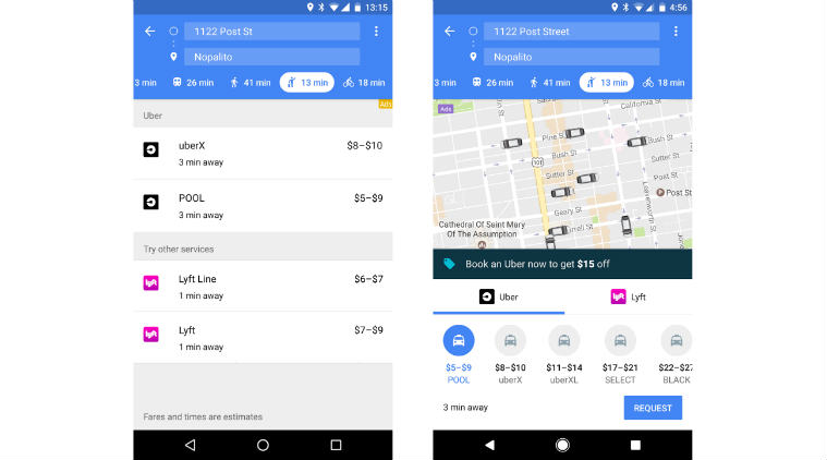 Google Maps latest update adds booking, payments integration for ride ...