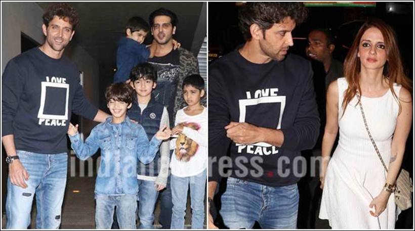 Hrithik Roshan, ex-wife Sussanne Khan celebrate his birthday together ...
