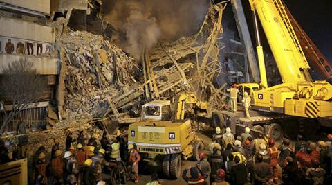 Rescuers searching for victims of Iran building collapse | World News ...