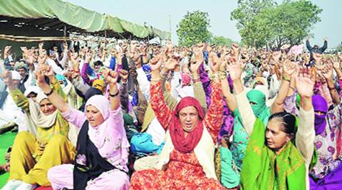 Jat protest day 2: Women join protest in large numbers | The Indian Express