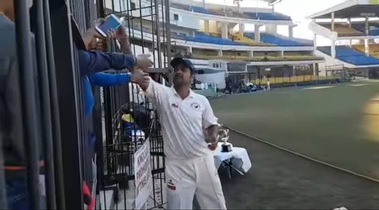 RP Singh throws fan’s cell phone on the ground, watch video | Cricket ...