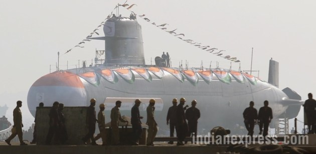 Second Scorpene class submarine INS Khanderi launched today; see ...