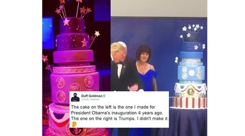 Donald Trump’s inaugural ball cake was a copy of Obama’s; are we ...