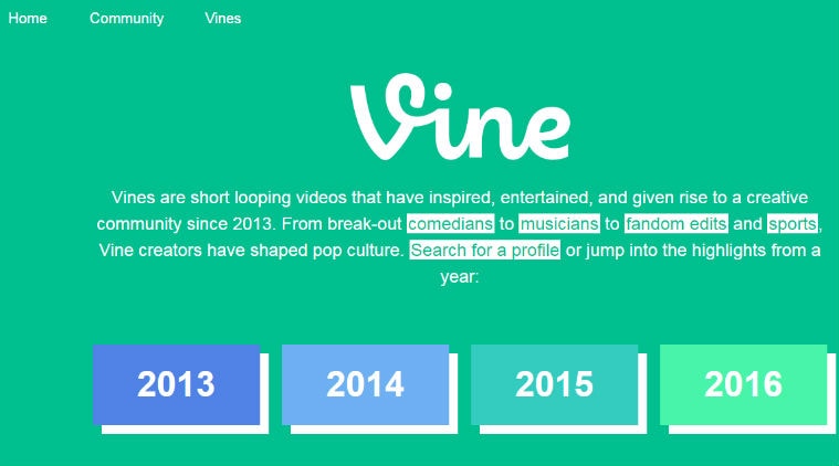 Twitter launches website for Vine archives | Technology News - The ...