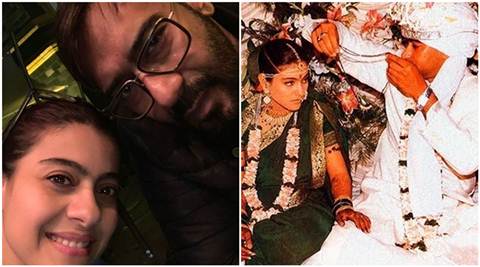 Kajol and Ajay Devgn share an intimate click on their anniversary and ...