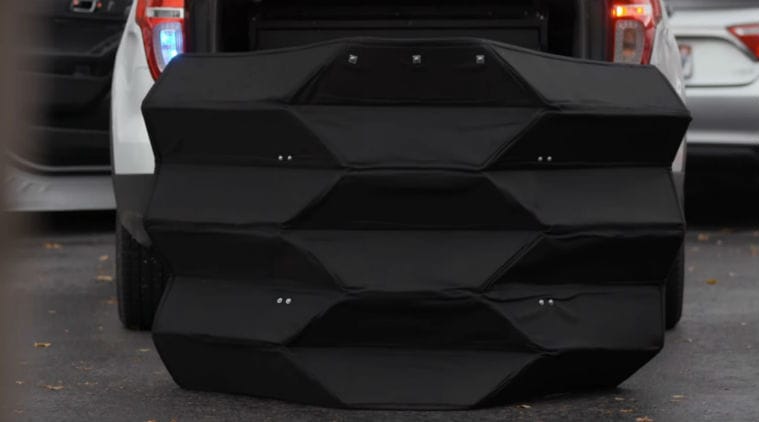 Origami inspired lightweight bulletproof shield developed to protect ...