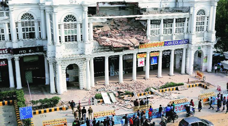 Delhi CP building collapse: Rooftop restaurants might lose licences ...