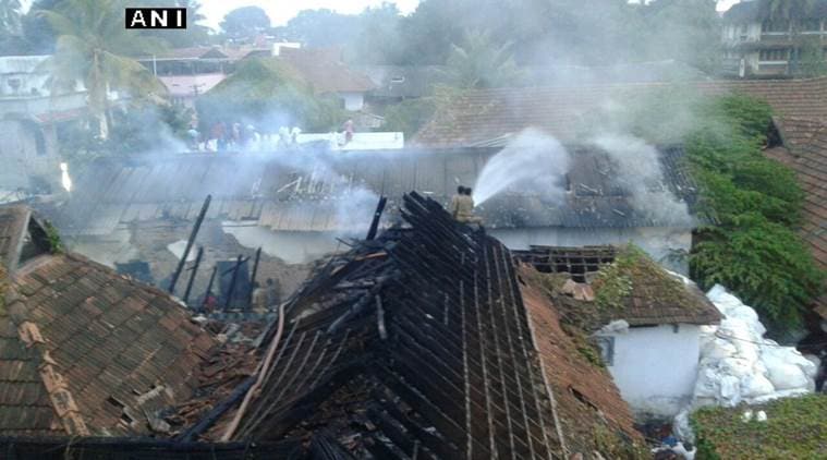 Fire breaks out near Kerala’s Padmanabhaswamy temple | India News - The ...