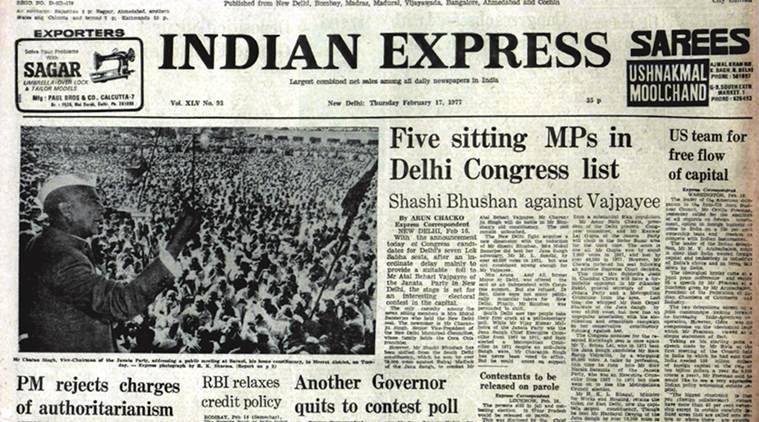 February 17, 1977, Forty Years Ago | The Indian Express