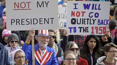 US: On President’s Day, thousands rally against Donald Trump | World ...