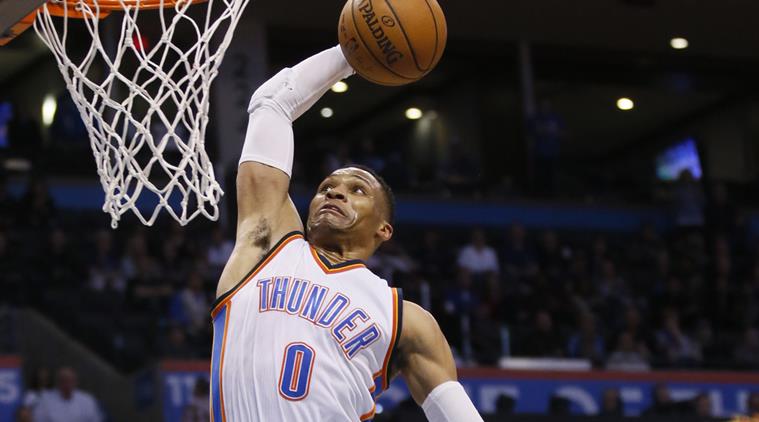 Russell Westbrook scores 38 in triple-double as Oklahoma City Thunder ...