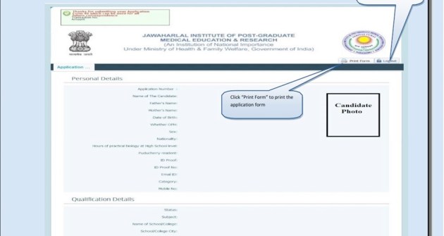 JIPMER 2017 exam: 5 steps to fill application form | Education Gallery ...