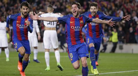Barcelona mount 6-1 comeback to oust PSG in Champions League; Sergi ...