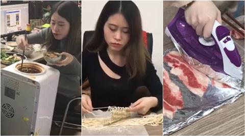 Watch: This Chinese woman’s cooking skills using office equipment will ...
