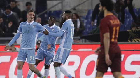For first time in four years, Lazio beat Roma in first leg of Italian ...