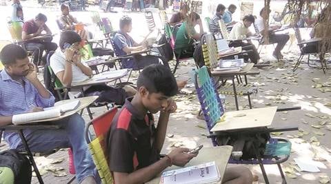 Day in the life of city central library ground at Chikadpally in ...