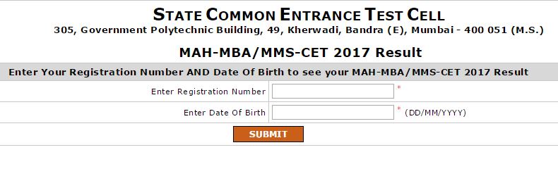 MAH-MBA/MMS-CET 2017 exam: Result declared, check here | Education News ...