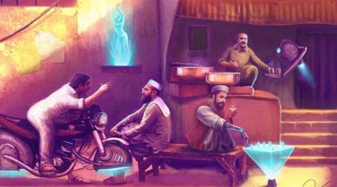 This Pakistani illustrator’s Sci-Fi touch to everyday scenes in the ...