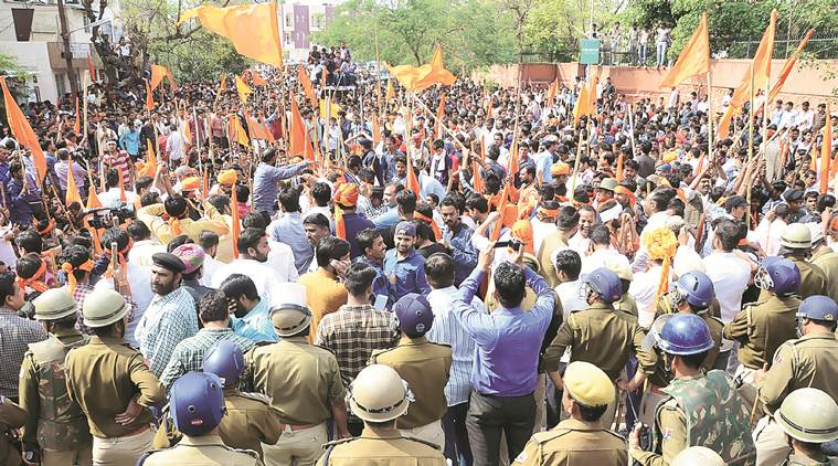 Jaipur: Upper caste youths hit streets, demand reservation | Jaipur ...