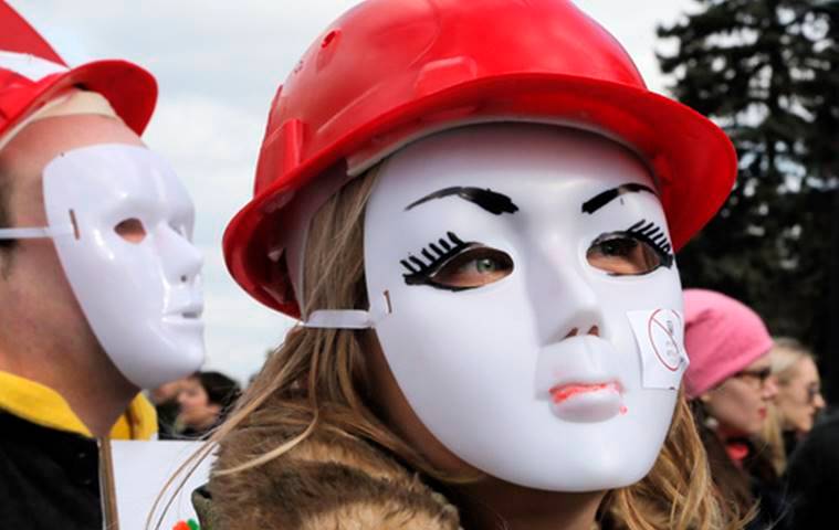 Sex Workers March In Ukraine Demanding Legalisation World News The Indian Express