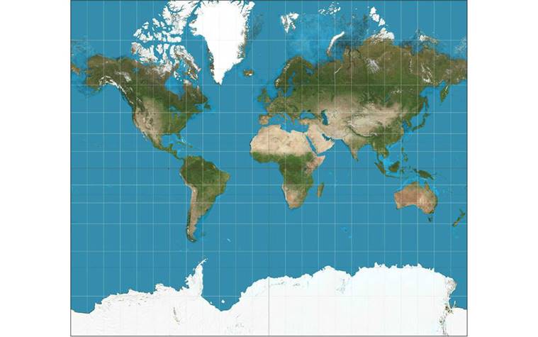 From Mercator’s to Gall-Peters projections, how the world maps vary and ...