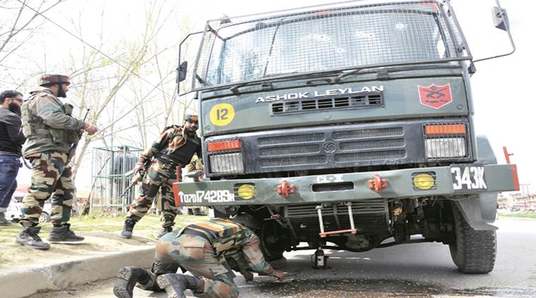 Three jawans injured as militants attack Army convoy in Kashmir | India ...