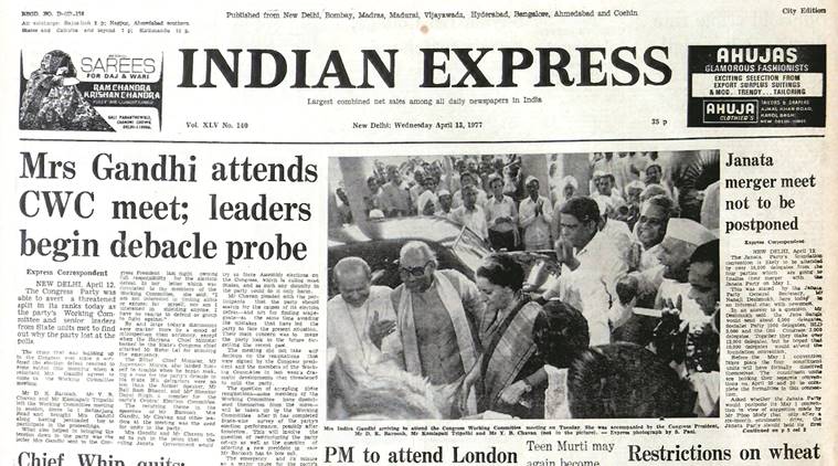 April 13, 1977, Forty Years Ago: Congress Working Committee meeting ...