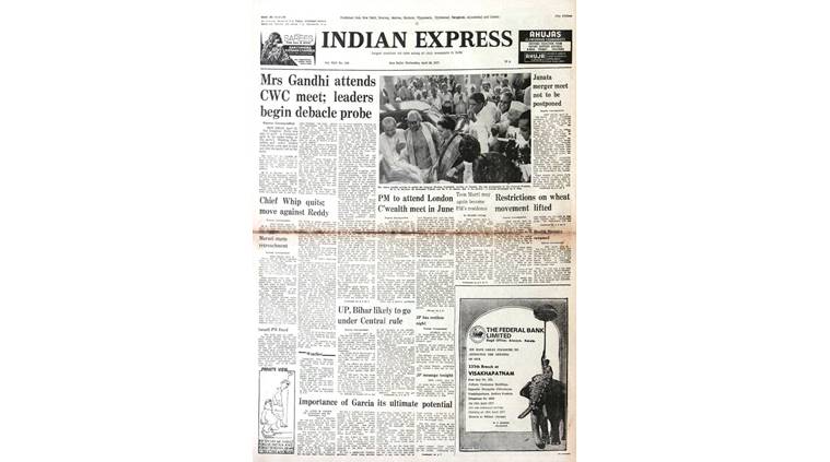 April 13, 1977, Forty Years Ago: Congress Working Committee meeting ...