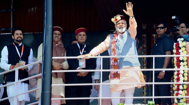 Pm Modi Flags Off Udan Scheme With Cheap Shimla Delhi Flight India