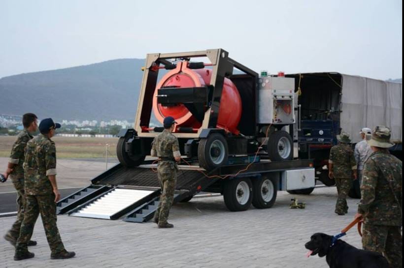 Anti-Hijack drill by security teams at Visakhapatnam airport in INS ...