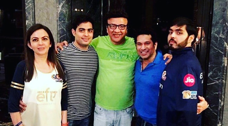 IPL 2017: Mumbai Indians’ owners, Ambanis, celebrate IPL title win with ...