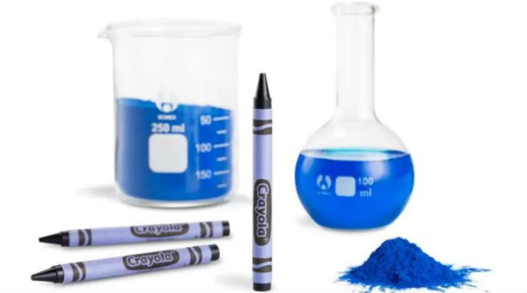First new shade of blue in 200 years turned into crayon | Technology ...