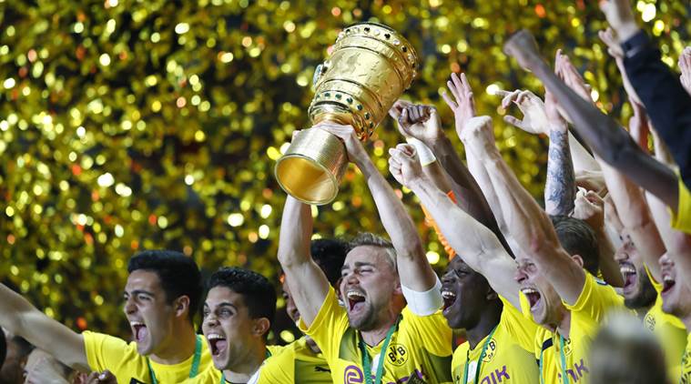 Borussia Dortmund beat Eintracht Frankfurt to win German Cup at fourth ...