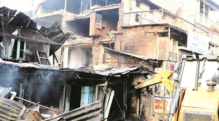 Pune: Trader dies in blaze, family blames fire brigade | Pune News ...