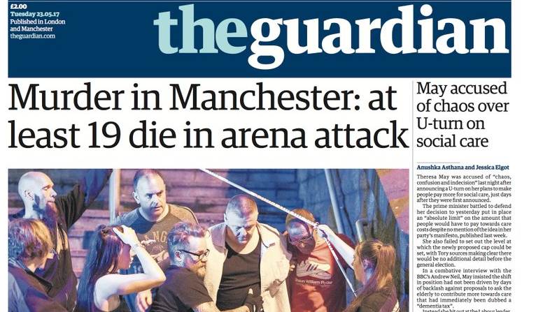 How the global media covered the Manchester Arena blast | World News ...