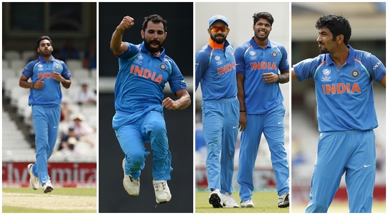 ICC Champions Trophy 2017: India’s pace quartet give Virat Kohli a ...