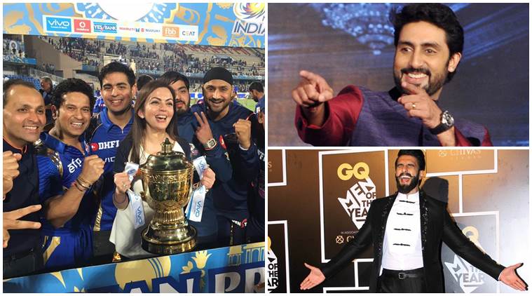 Mumbai Indians win IPL 2017: Abhishek Bachchan, Ranveer Singh are the ...