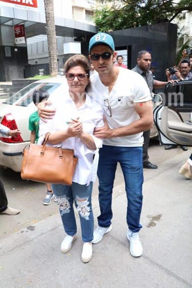 Hrithik Roshan takes mom Pinky and ex-wife Sussanne Khan on a lunch ...