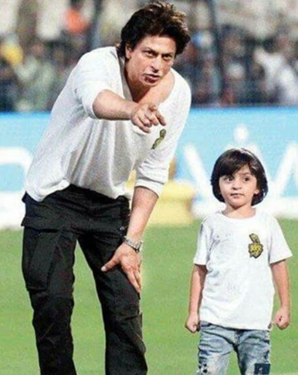 PHOTOS: Why would Shah Rukh Khan pull AbRam’s ears? These adorable ...