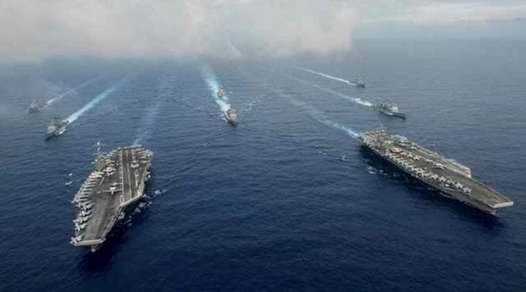 Us Navy Moves Second Aircraft Carrier Near Korean Peninsula World