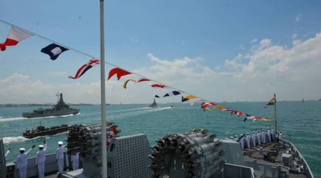 Indian Navy participates in the International Maritime Review at ...