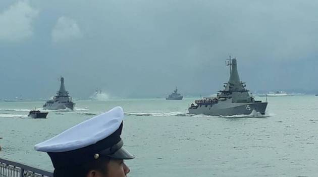 Indian Navy participates in the International Maritime Review at ...