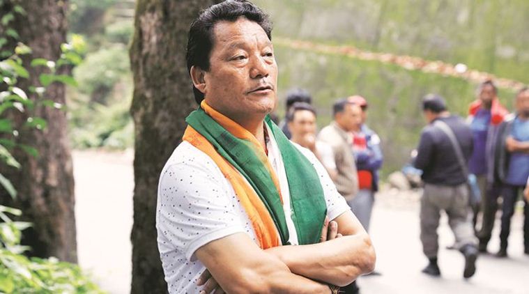 GJM chief Bimal Gurung, the undisputed mass leader of the Gorkhas ...