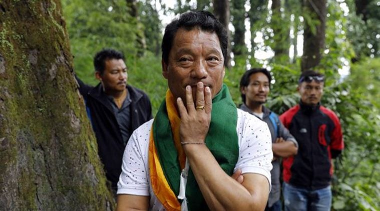 GJM chief Bimal Gurung, the undisputed mass leader of the Gorkhas ...