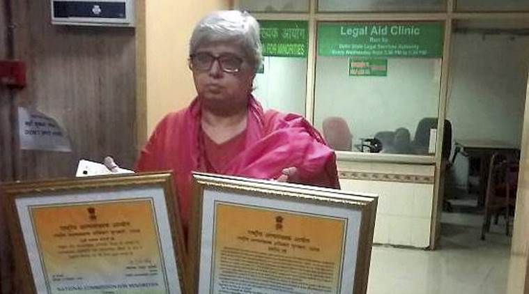 Social activist Shabnam Hashmi returns National Minority Rights Award ...