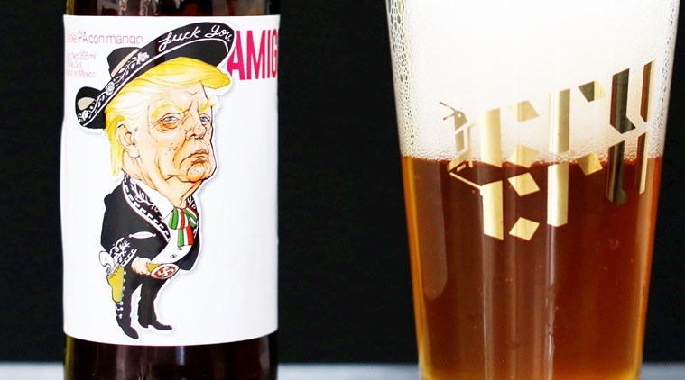 Donald Trump now mocked as a frowning mariachi on a new Mexican-US beer ...